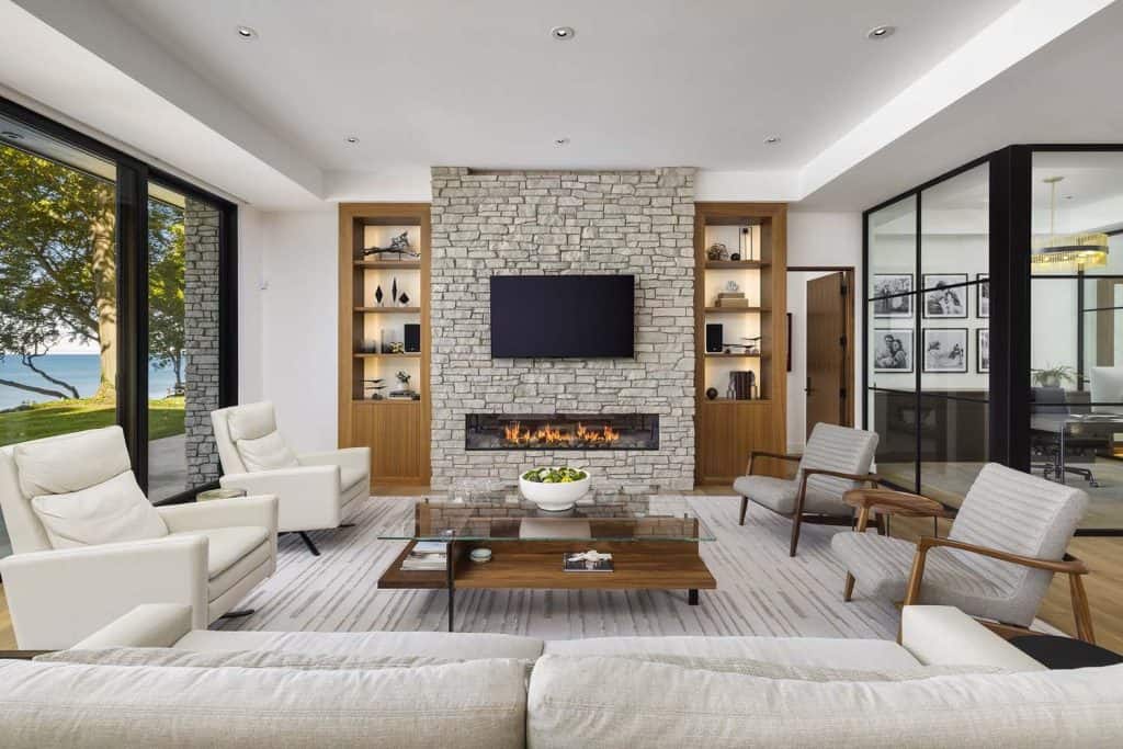 Tour this Michigan lake house with bright and dreamy interiors