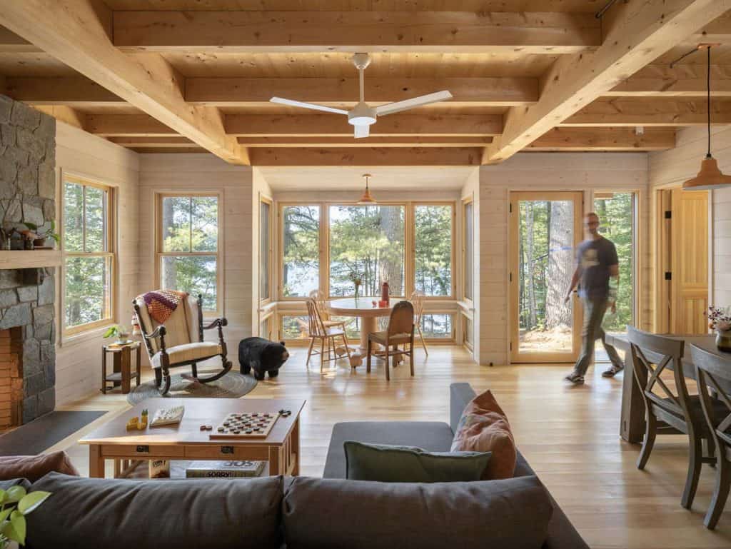Amazing camp-like family cabin in Maine is a retreat for nature lovers