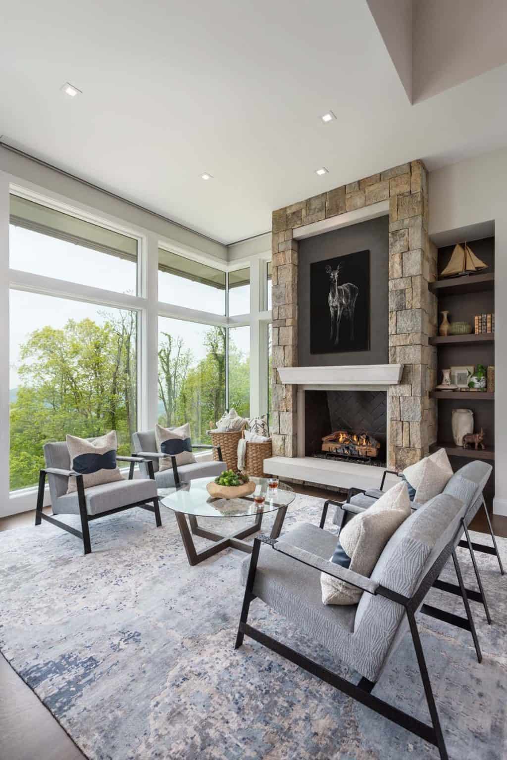 Tour this North Carolina dream house with sweeping mountain views