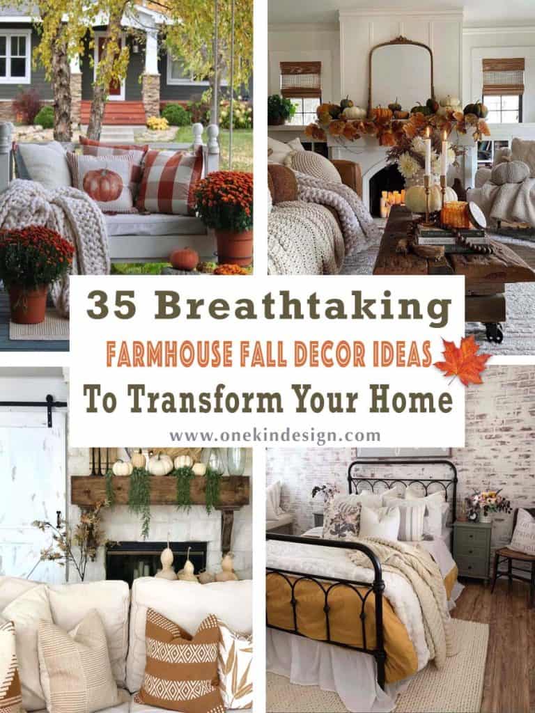 35 Breathtaking Farmhouse Fall Decor Ideas To Transform Your Home