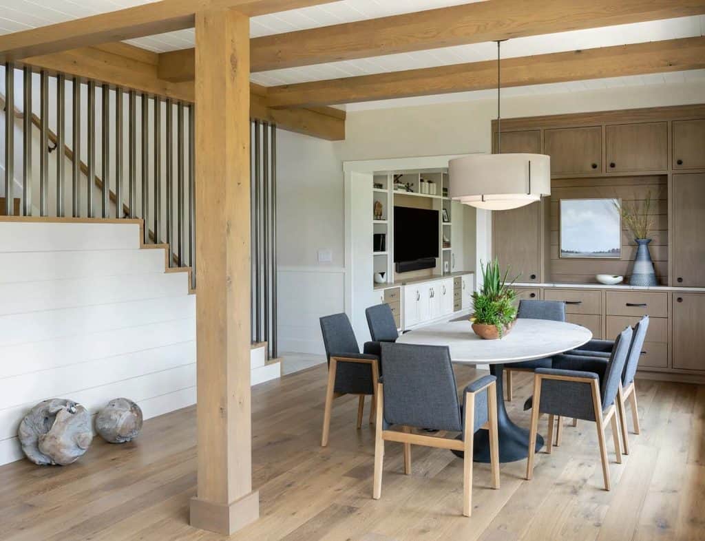 Step into this coastal Maine house with beautifully inviting living spaces