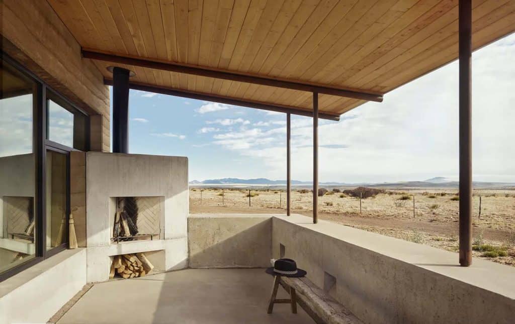 See this remarkable rammed earth house nestled on a Texas ranch