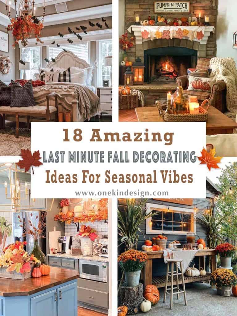 18 Amazing Last Minute Fall Decorating Ideas For Seasonal Vibes