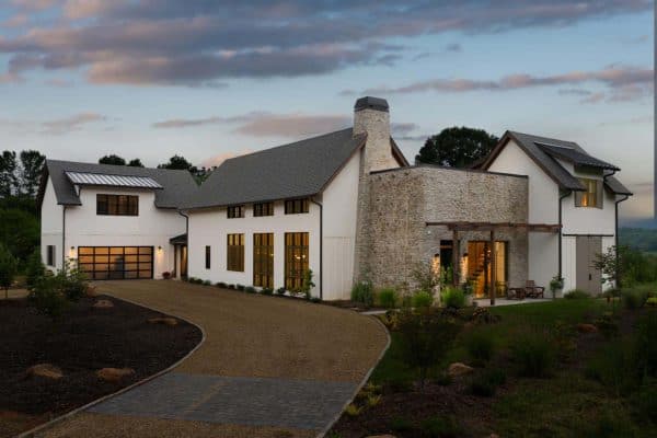 See this beautiful English modern meets mountain home in North Carolina