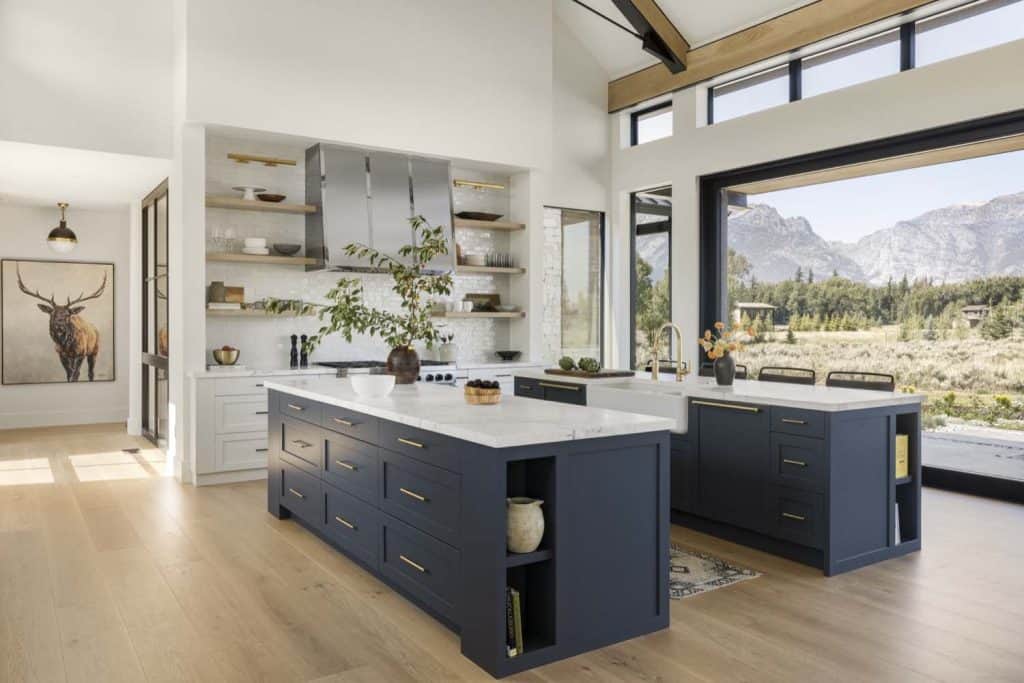 This incredibly beautiful home boasts majestic views of the Teton Mountains