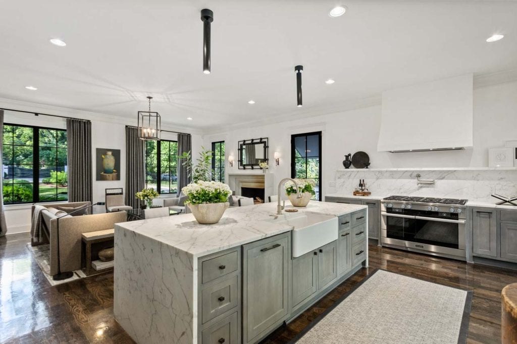 Tour this dreamy cottage style Nashville house with stylish living spaces