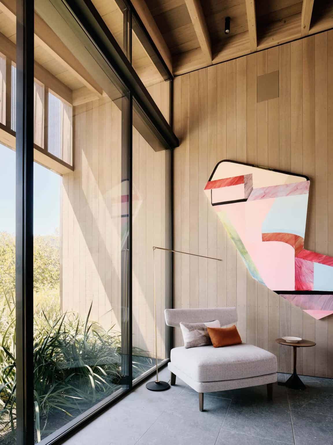 Three copper clad pavilions define this dramatic house in Sonoma Valley