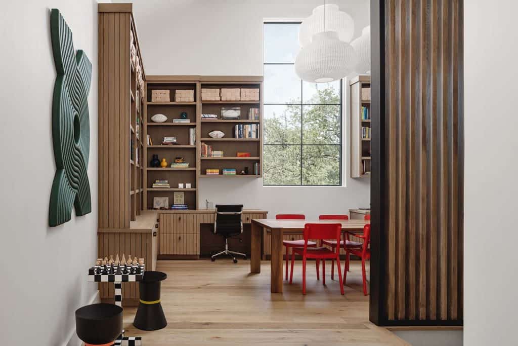 Step into this beautiful Austin home hidden amongst majestic live oaks