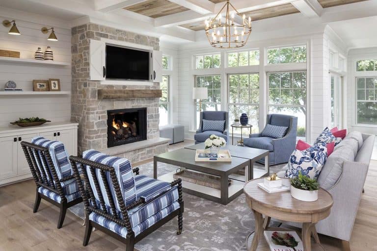 Step into a dreamy coastal farmhouse home in Minnesota with lake views