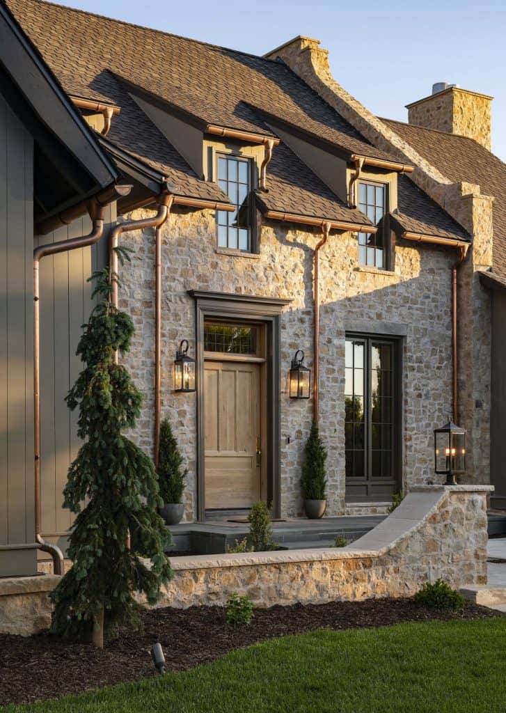 See this gorgeous English country style home with charming details in Utah