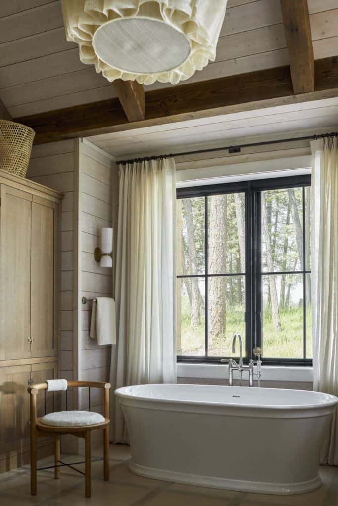 Step into this modern meets rustic retreat surrounded by nature in Montana