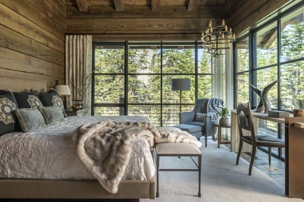 Tour this rustic yet refined Big Sky house with majestic mountain views