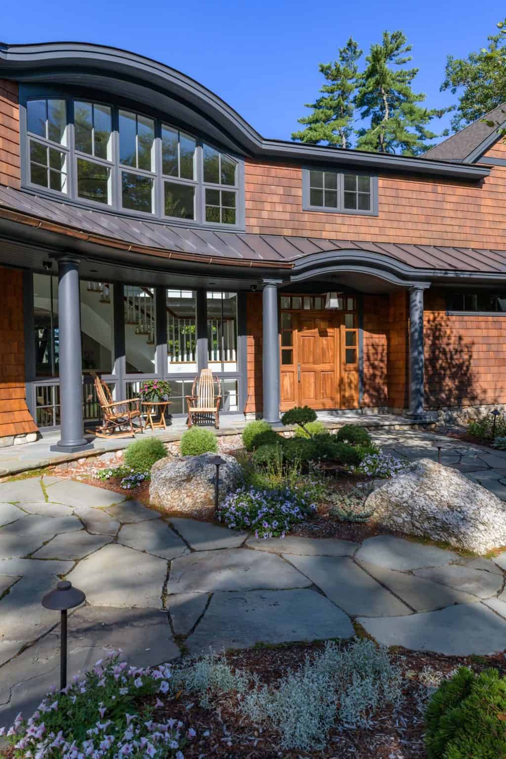 See an absolutely beautiful lake house with a timeless twist in New ...