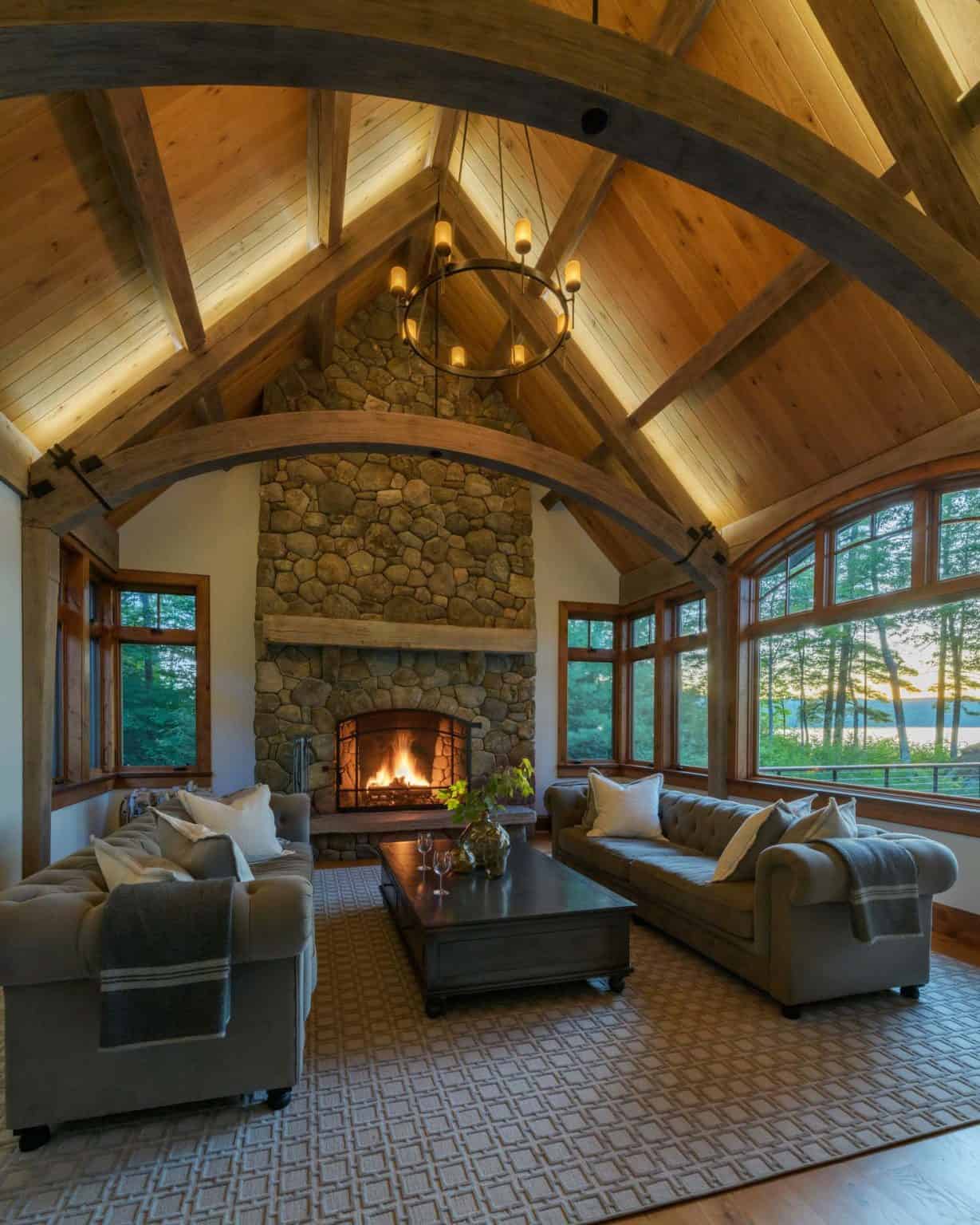 See an absolutely beautiful lake house with a timeless twist in New ...