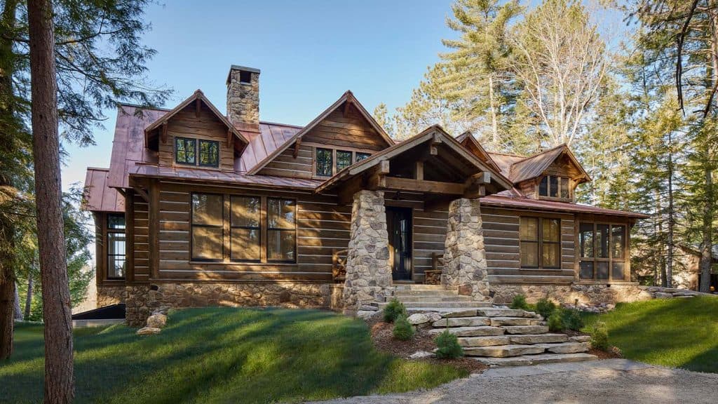 Step into this rustic North Woods Wisconsin cabin with charming details