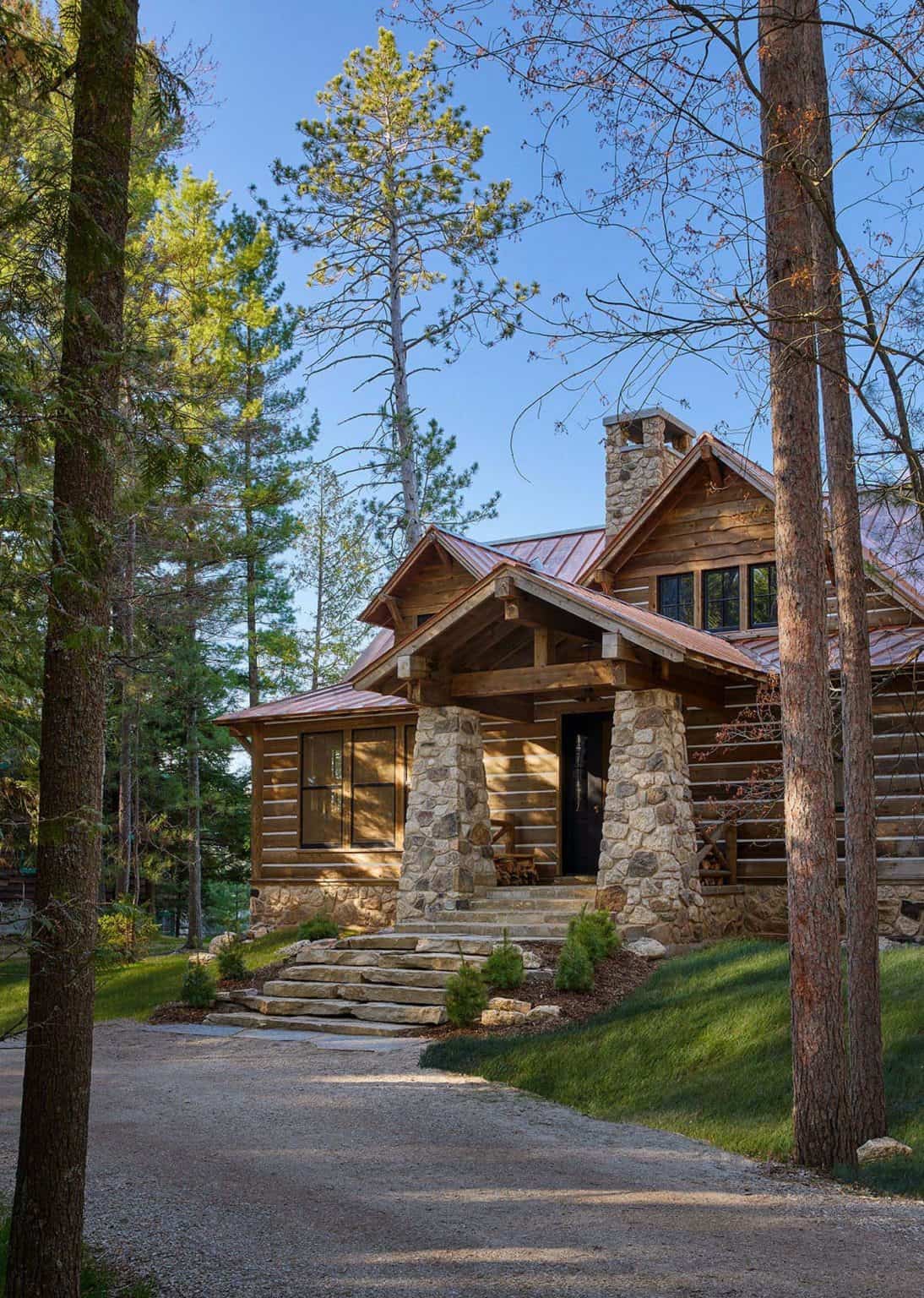 Step into this rustic North Woods Wisconsin cabin with charming details