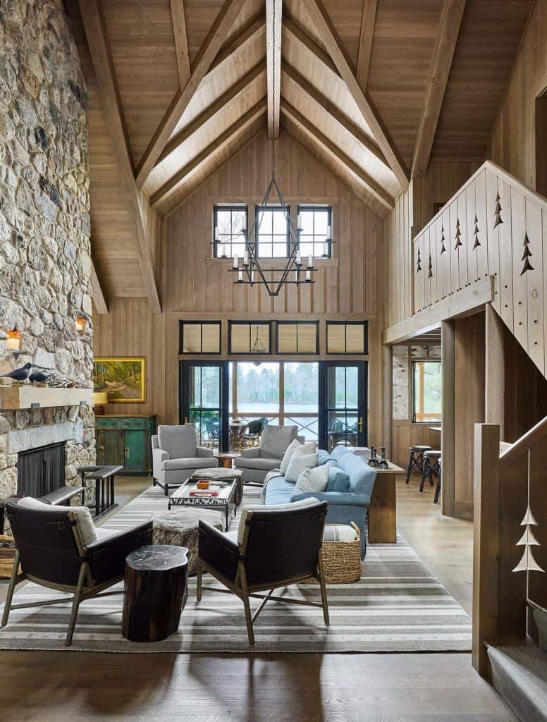Step into this rustic North Woods Wisconsin cabin with charming details