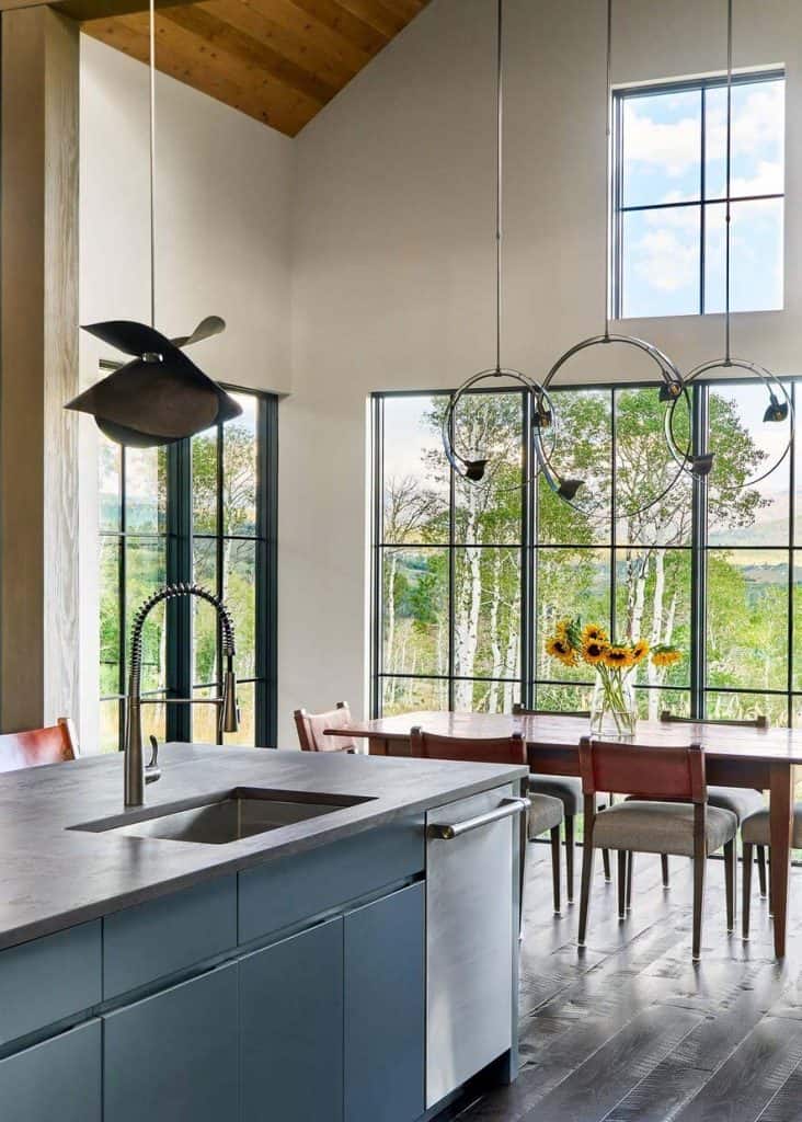 Rustic meets modern in this charming Colorado mountain home