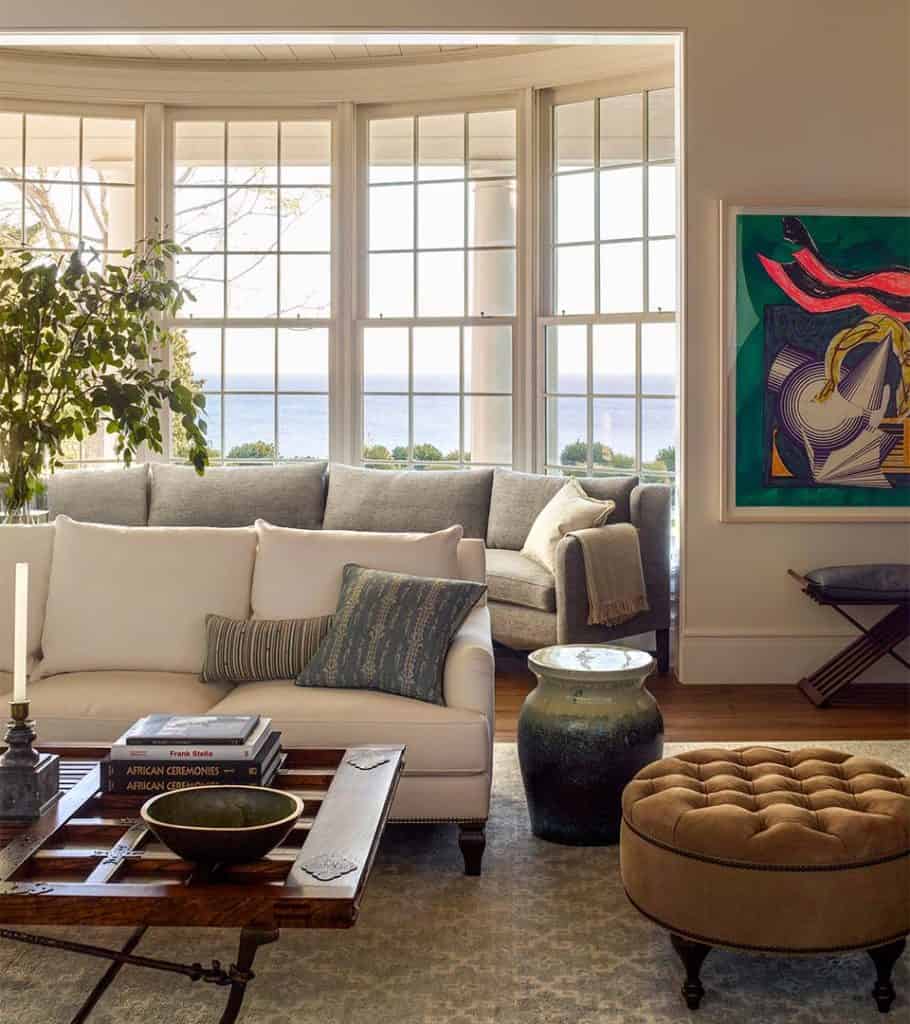 Inside a waterfront house with relaxed luxury on Lake Michigan's North ...