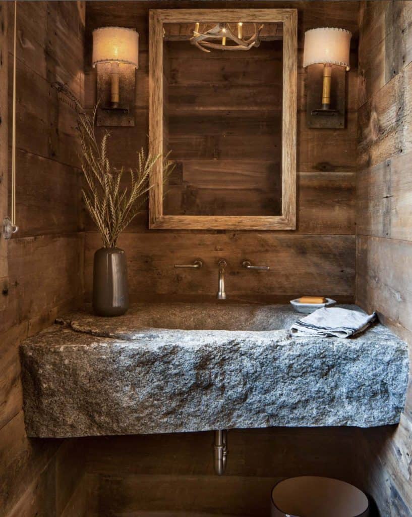 27 Beautiful Rustic Bathroom Design Ideas For A Welcoming Oasis