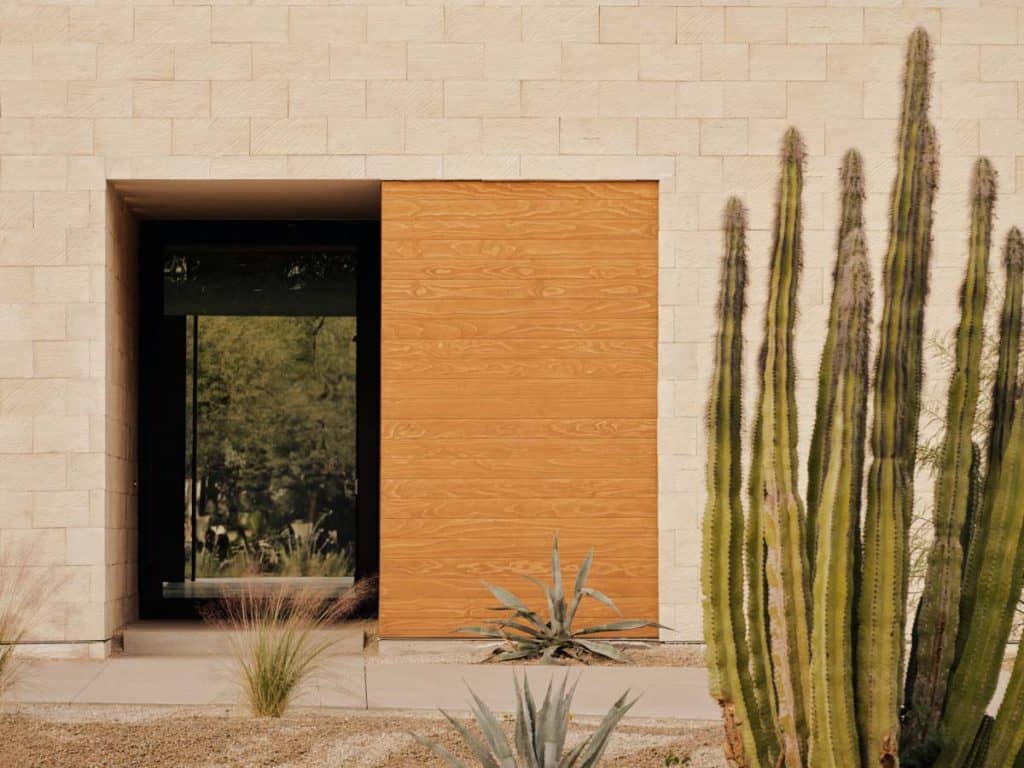 This spectacular courtyard style house celebrates beauty of Arizona desert