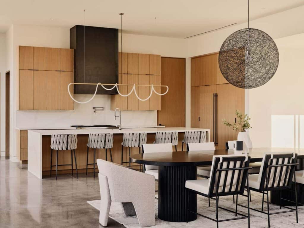 This spectacular courtyard style house celebrates beauty of Arizona desert