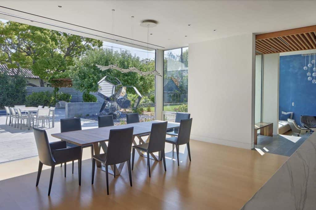 Inside an impressive modern house nestled in the San Francisco Bay Area