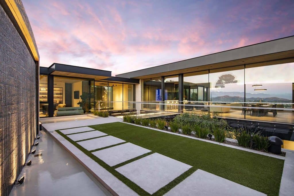 Impressive modern home with awe-inspiring views of the San Gabriel ...
