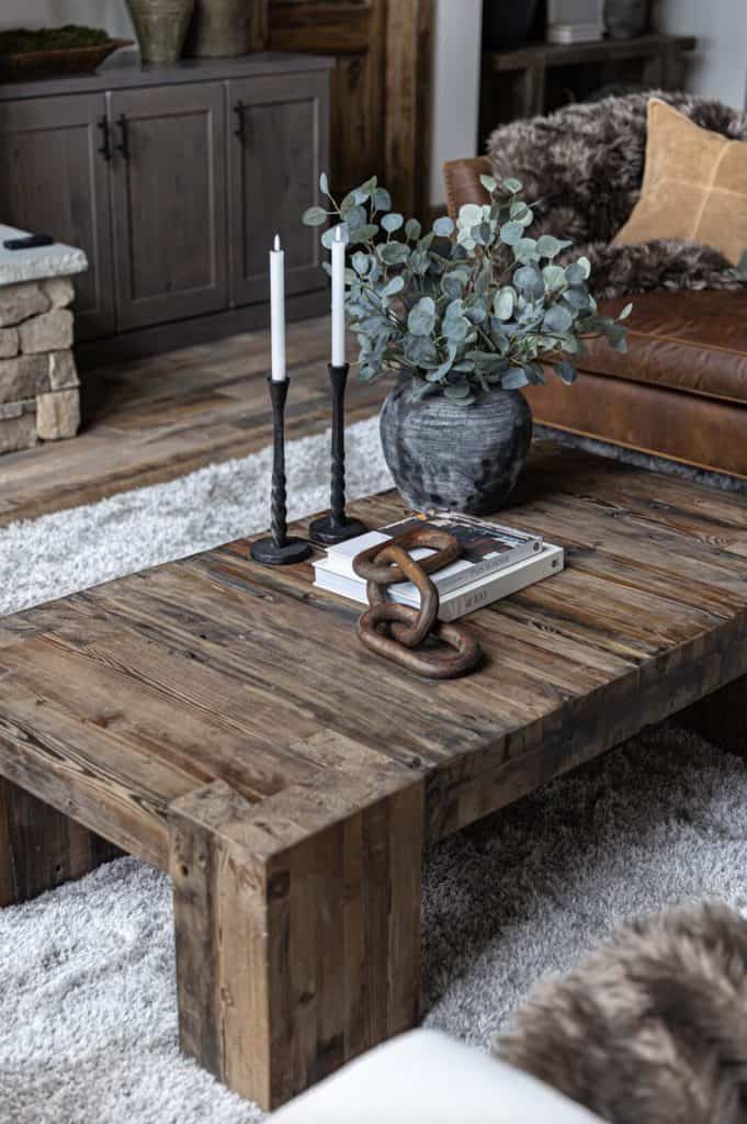 Rustic charm meets modern comfort in this Blue Ridge Mountains escape