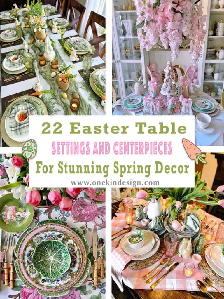 22 Easter Table Settings And Centerpieces For Stunning Spring Decor