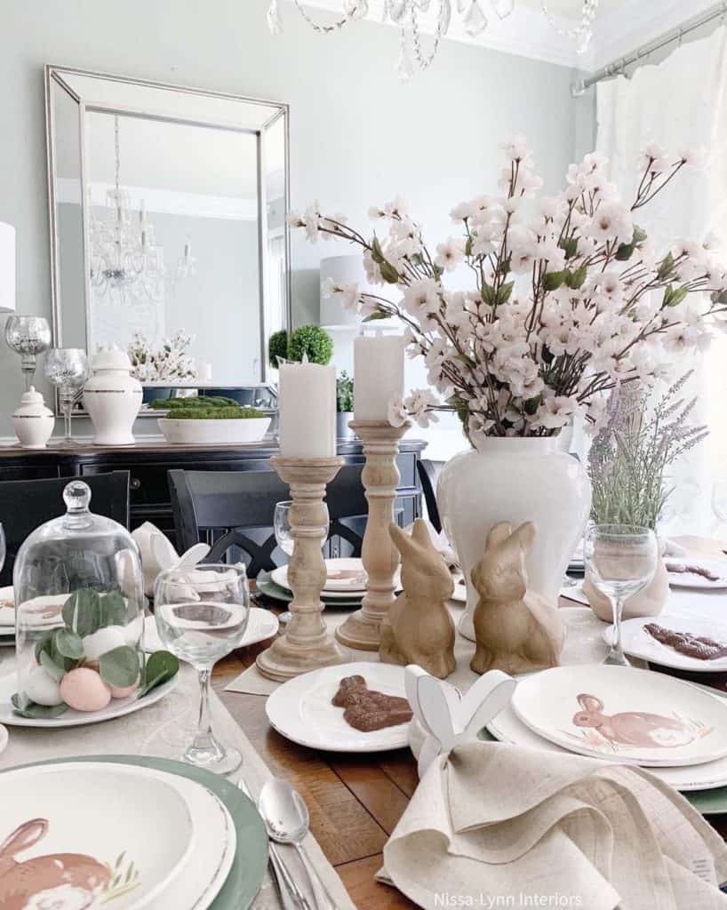 22 Easter Table Settings And Centerpieces For Stunning Spring Decor