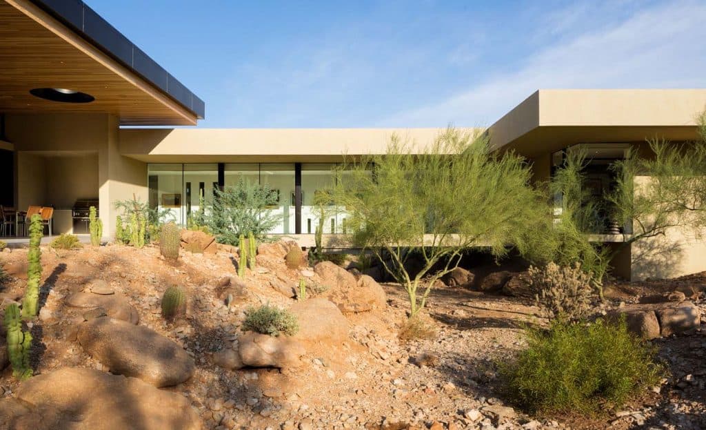 Inside a rammed earth home that celebrates the Arizona desert landscape