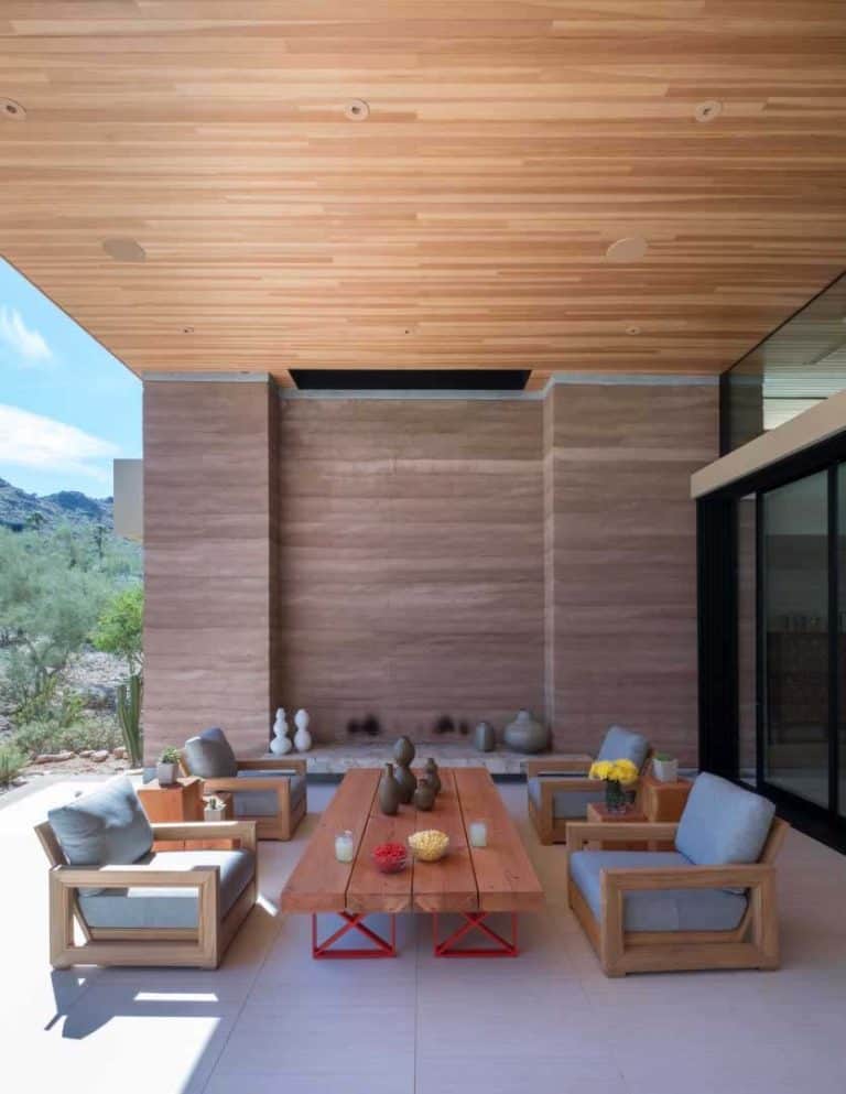 Inside a rammed earth home that celebrates the Arizona desert landscape