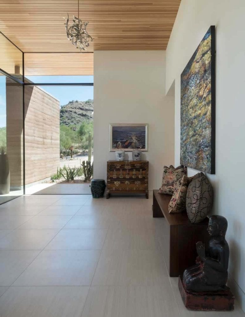 Inside a rammed earth home that celebrates the Arizona desert landscape