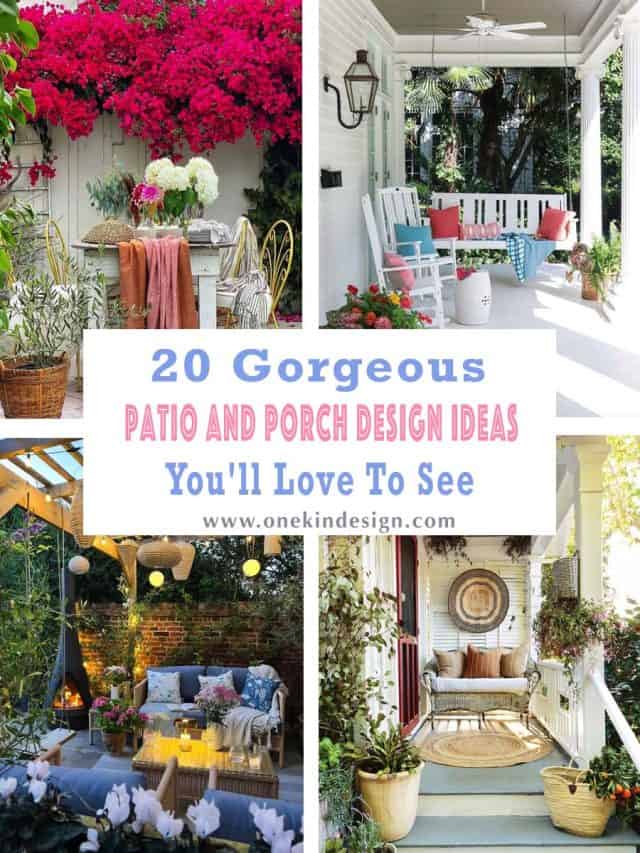 20 Gorgeous Patio And Porch Ideas To Celebrate Outdoor Living
