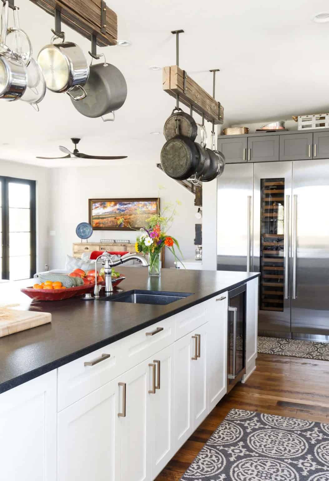 See this cozy and inviting modern farmhouse in the Colorado mountains