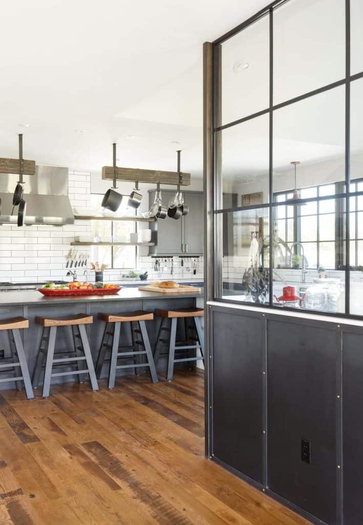 See this cozy and inviting modern farmhouse in the Colorado mountains