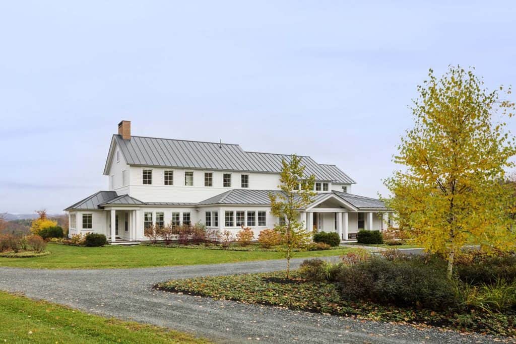 A peek into this timeless Vermont farmhouse with beautiful living spaces