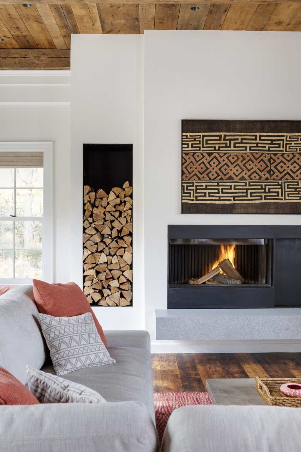 A peek into this timeless Vermont farmhouse with beautiful living spaces