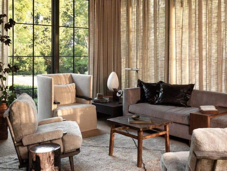 Take a peek inside this stunning modern rustic villa in Alabama