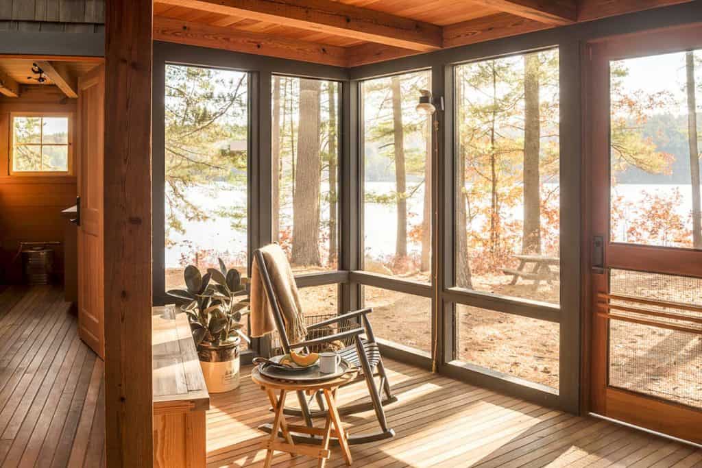 Off-the-grid island camp surrounded by breathtaking woods in Maine