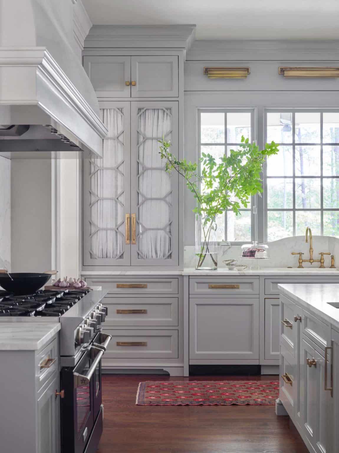Tour this Georgia countryside home with a beautiful white exterior