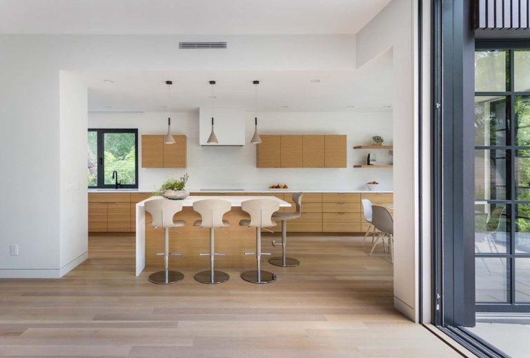 See this beautifully reimagined split-level contemporary house in ...
