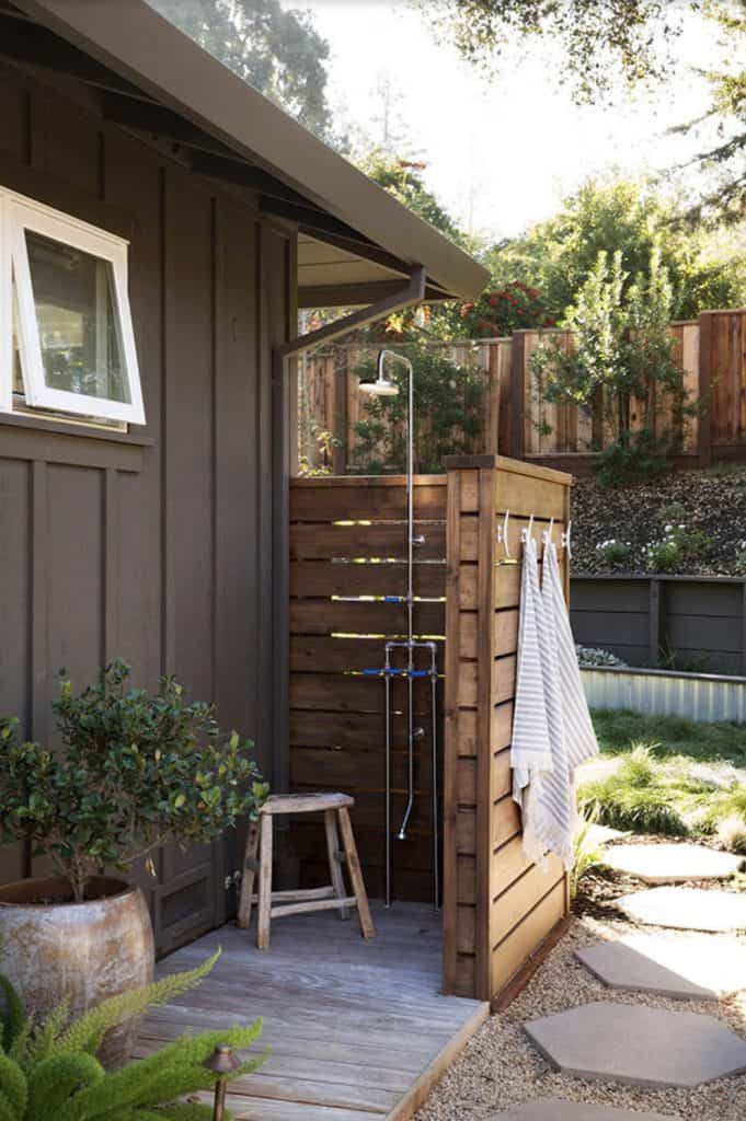 25 Absolutely Fabulous Outdoor Shower Ideas For A Backyard Oasis
