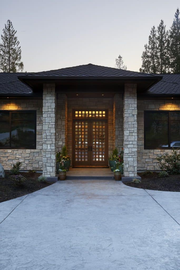 Step inside this exquisite Washington lake house with edgy design details