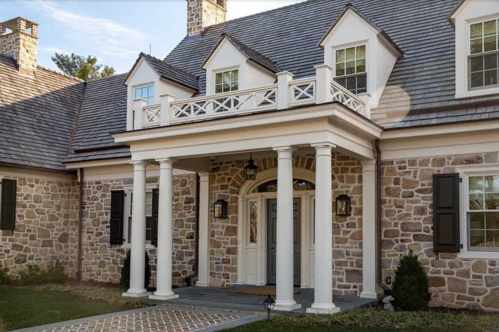 Southern charm meets Pennsylvania farmhouse in a warm and inviting home