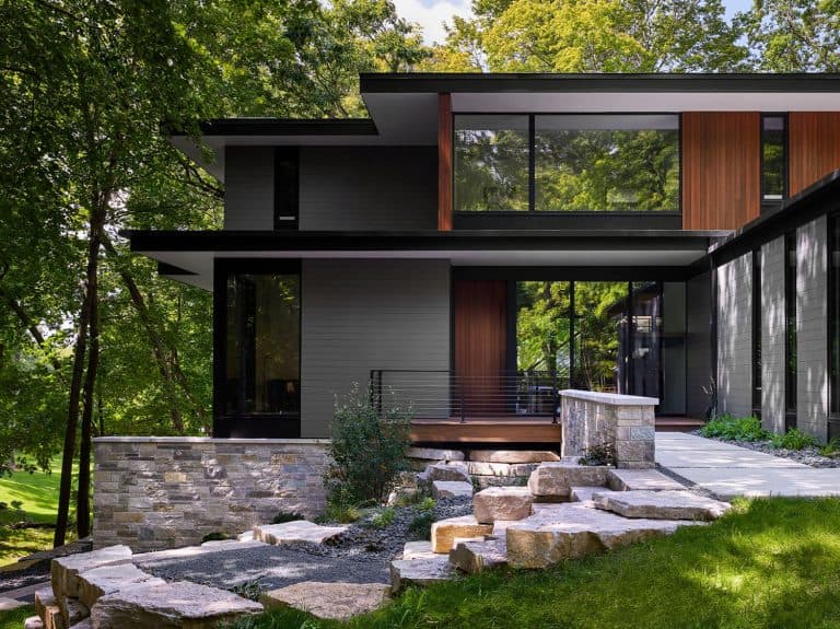 Stunning lakeside getaway in Wisconsin designed to feel like a summer camp