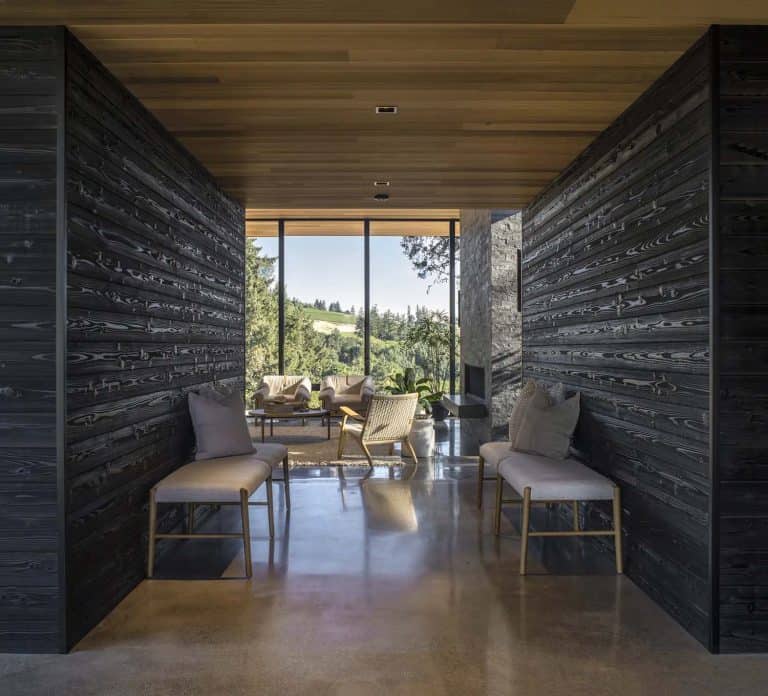 This stunning Oregon wine country home defines organic modern style