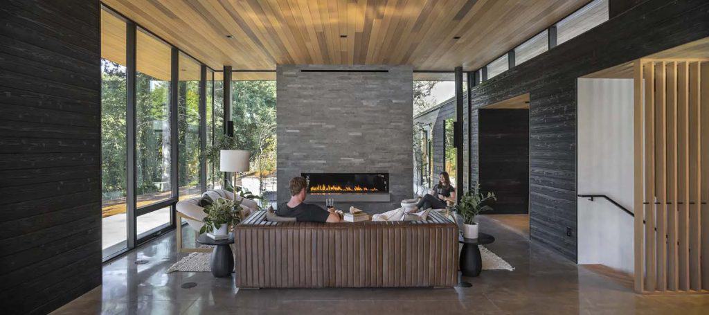 This stunning Oregon wine country home defines organic modern style