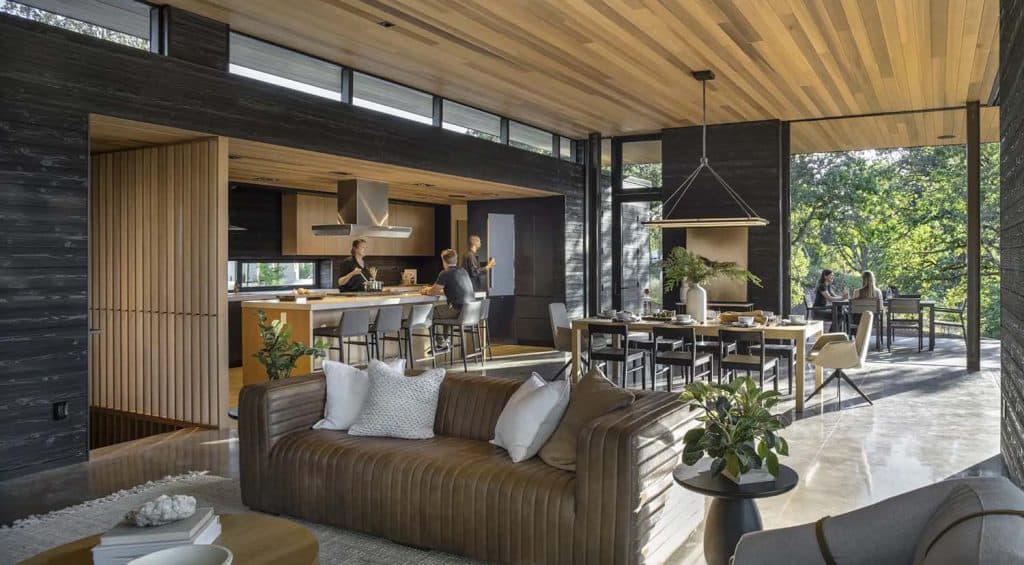 This stunning Oregon wine country home defines organic modern style